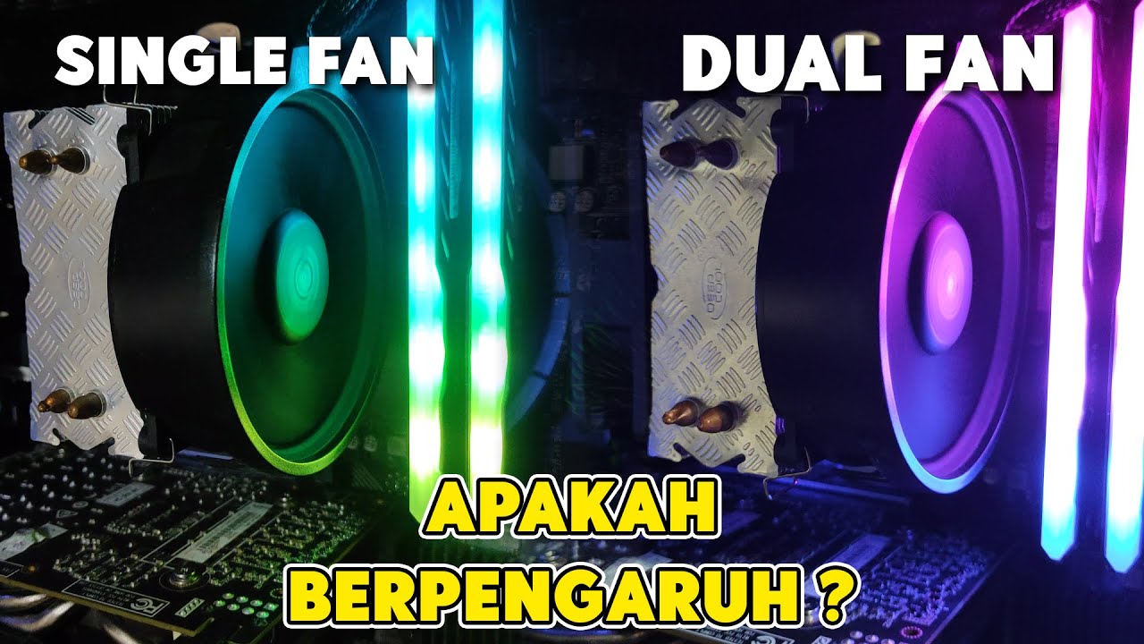 CPU Cooler jadi Dual Fan, Apakah Berpengaruh banyak? | Perbandingan 4 ...