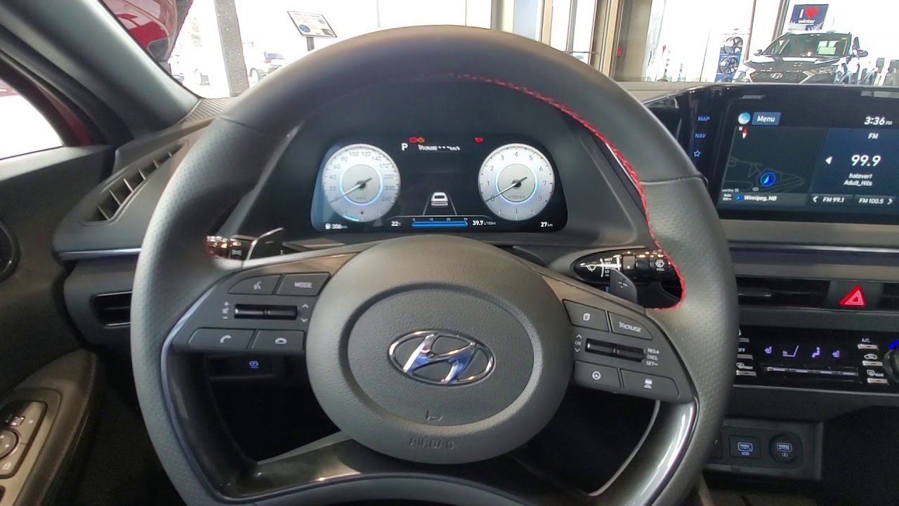 SMART CRUISE CONTROL ON THE 2021 HYUNDAI SONATA N-LINE IN WINNIPEG ...