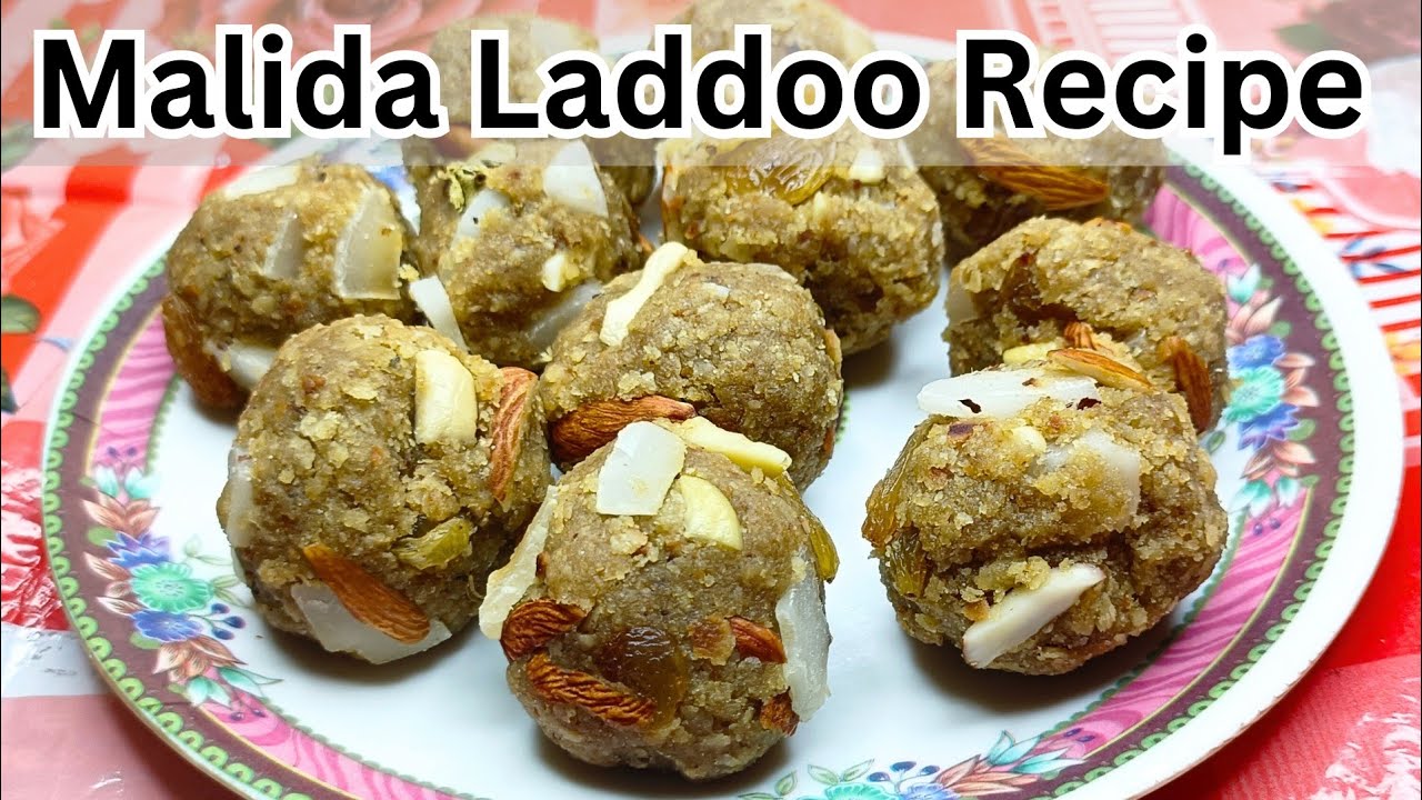 Malida Ladoo Recipe - Ramadan Special Recipe l Malida Laddu Recipe l ...