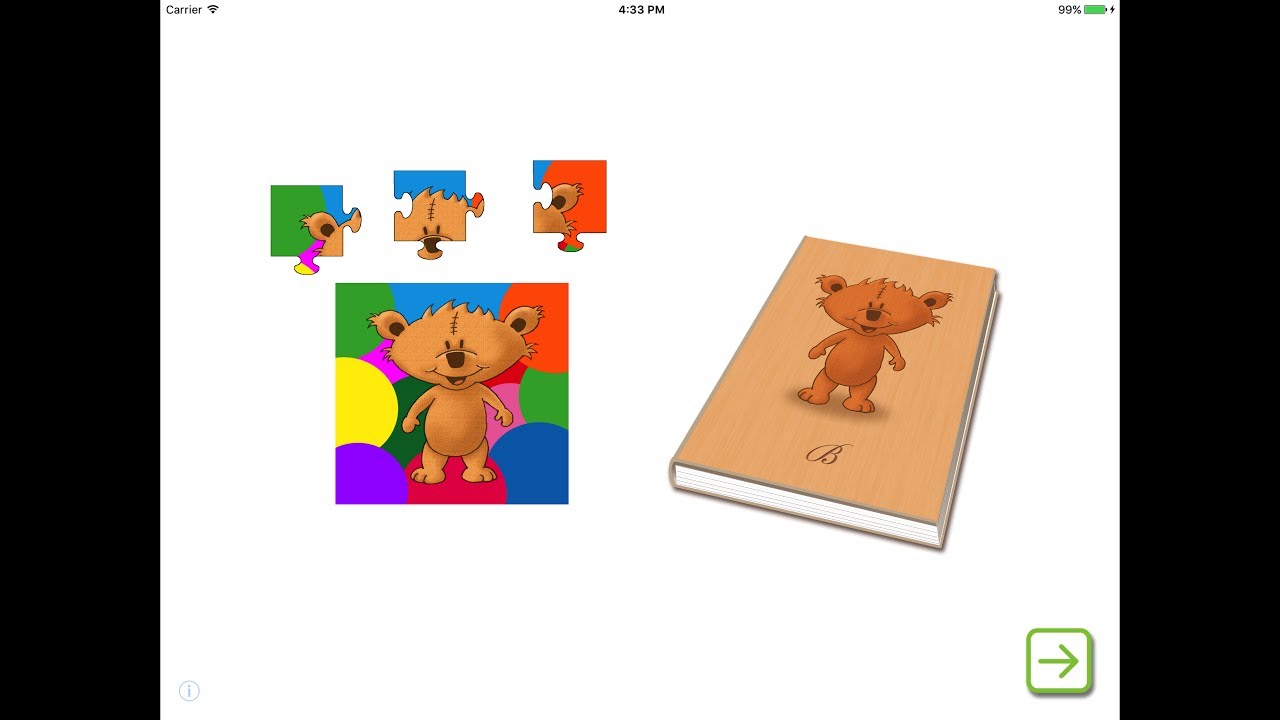 B for Bear. An interactive app and puzzle game. - YouTube