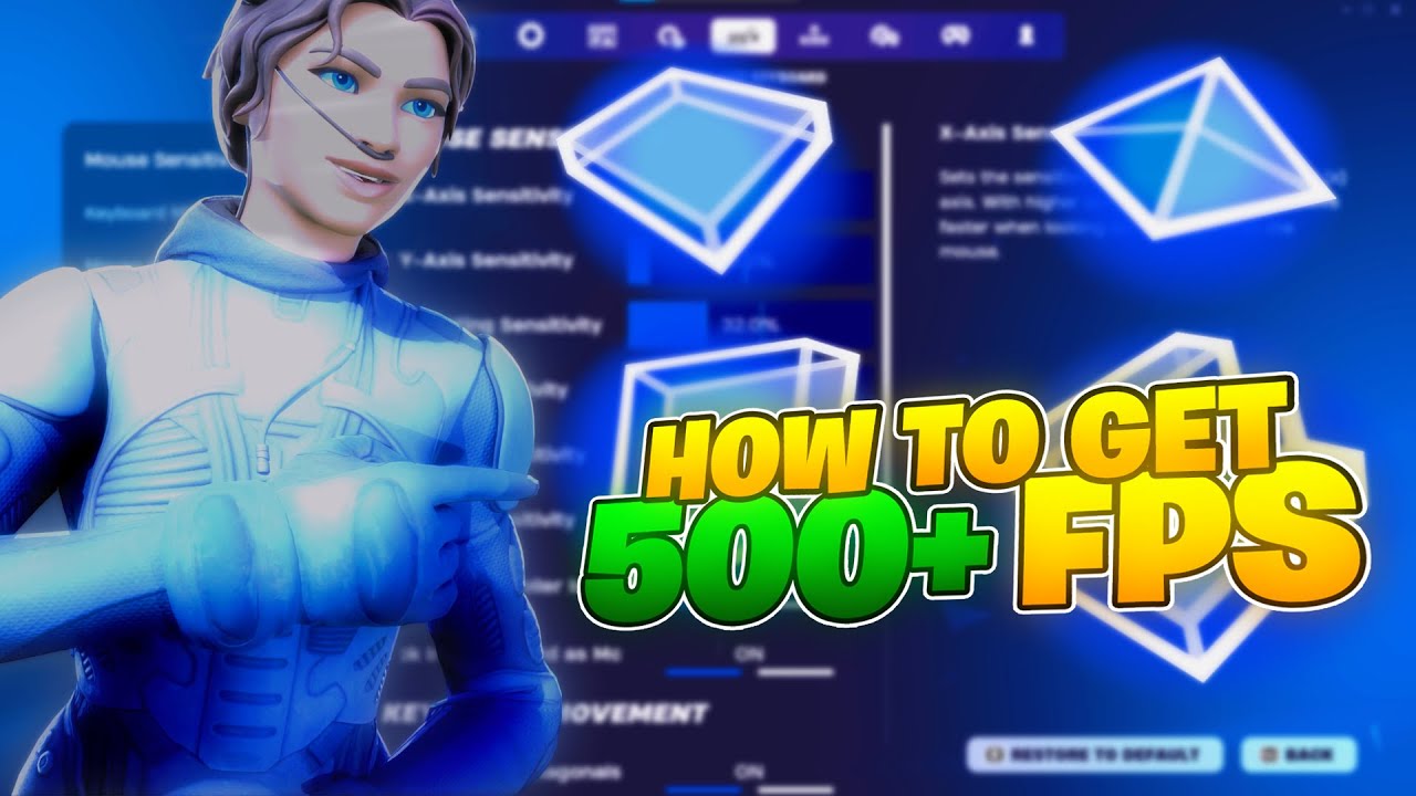 HOW TO GET GOOD FPS IN CHAPTER 5 SEASON 2💙 (500+ FPS) - YouTube