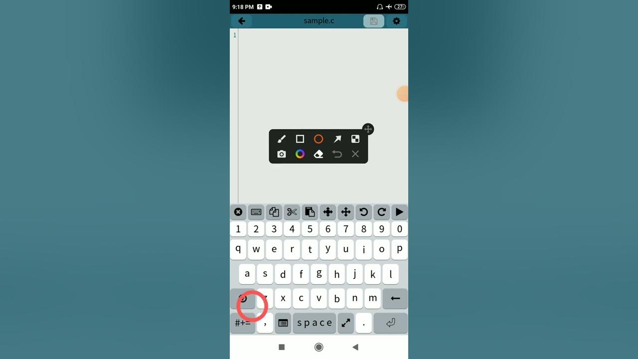 How to create C program on C Mobile app - YouTube