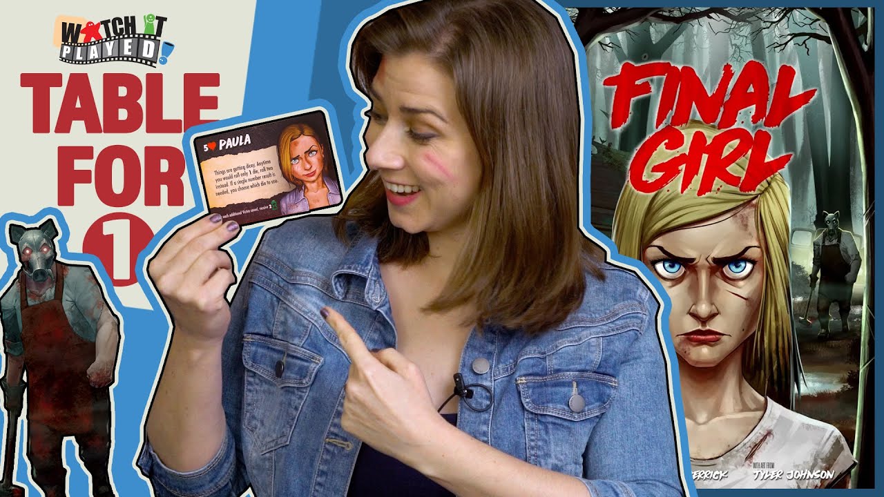 Final Girl - "Paula IS the Final Girl" - Table For 1 Play Through - YouTube