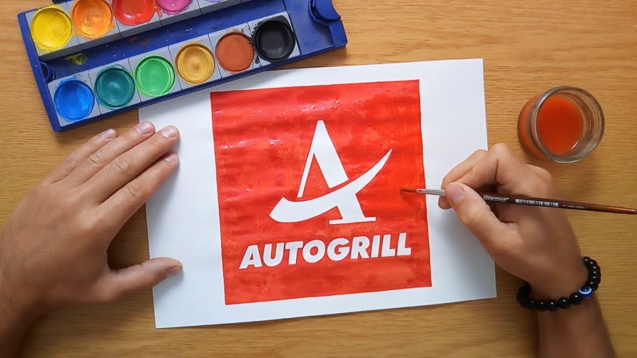 How to draw the Autogrill logo - Come disegnare il logo di Autogrill ...