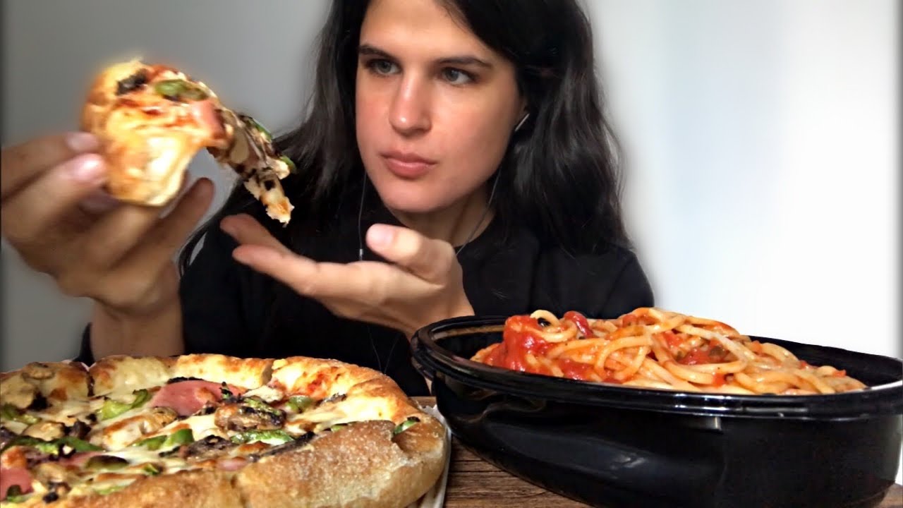 ASMR | PIZZA & PASTA | MUKBANG | EATING SOUNDS - YouTube