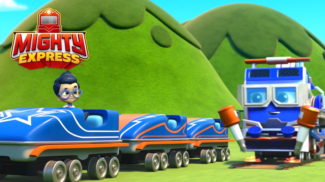Nico Loves Roller Coasters 🎢 | Mighty Express Clips | Cartoons for Kids ...