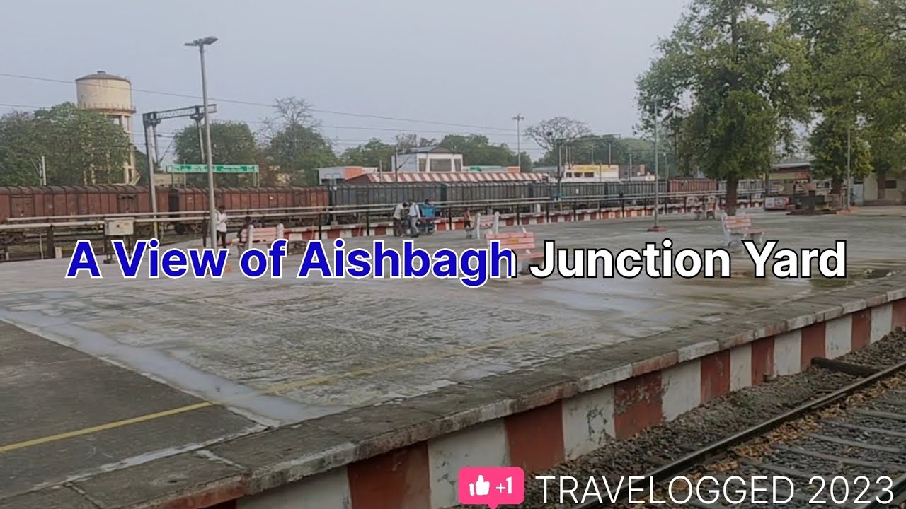 Aishbagh Junction Yard View (When GKP-MLN express meets CHAPRA express ...