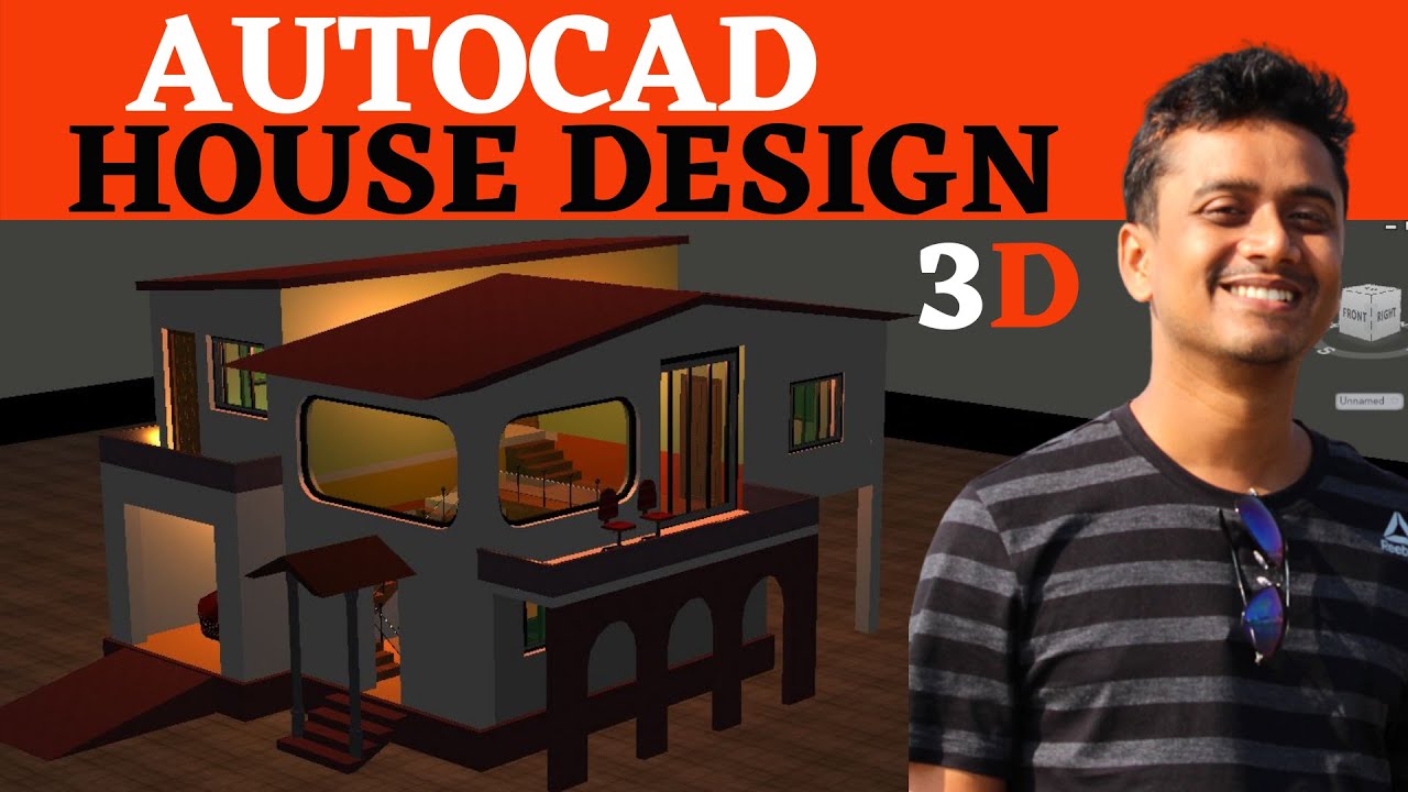 AutoCAD 2022 | AutoCAD 3D Drawing | AutoCAD House Design | AutoCAD for ...