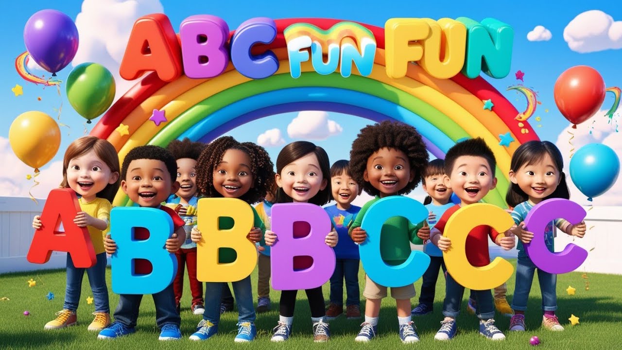ABC Fun Song | Learn ABC with Fun & Colorful Characters | Kids Alphabet ...