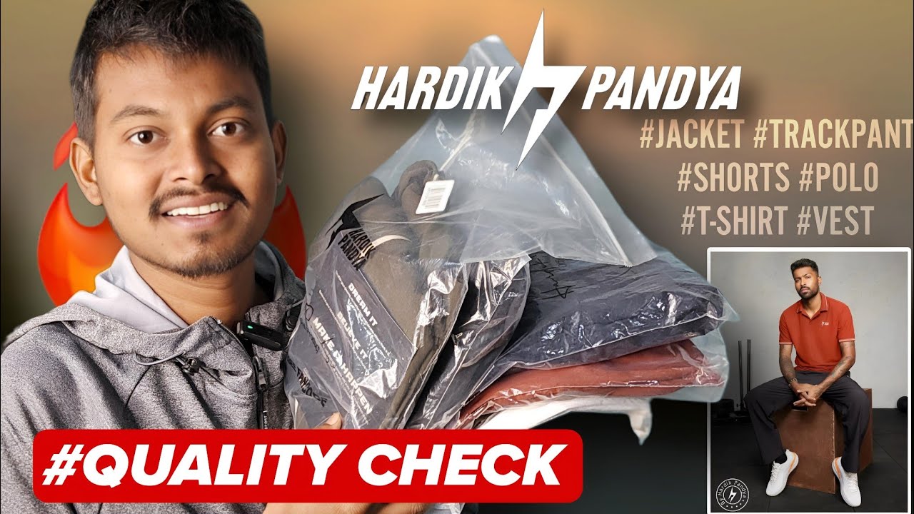 HARDIK PANDYA Brand Clothes Review | Polos, Trackpant, Jackets & More ...