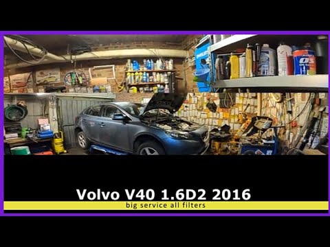 Volvo V40 2016 1.6D2 big service - YouTube