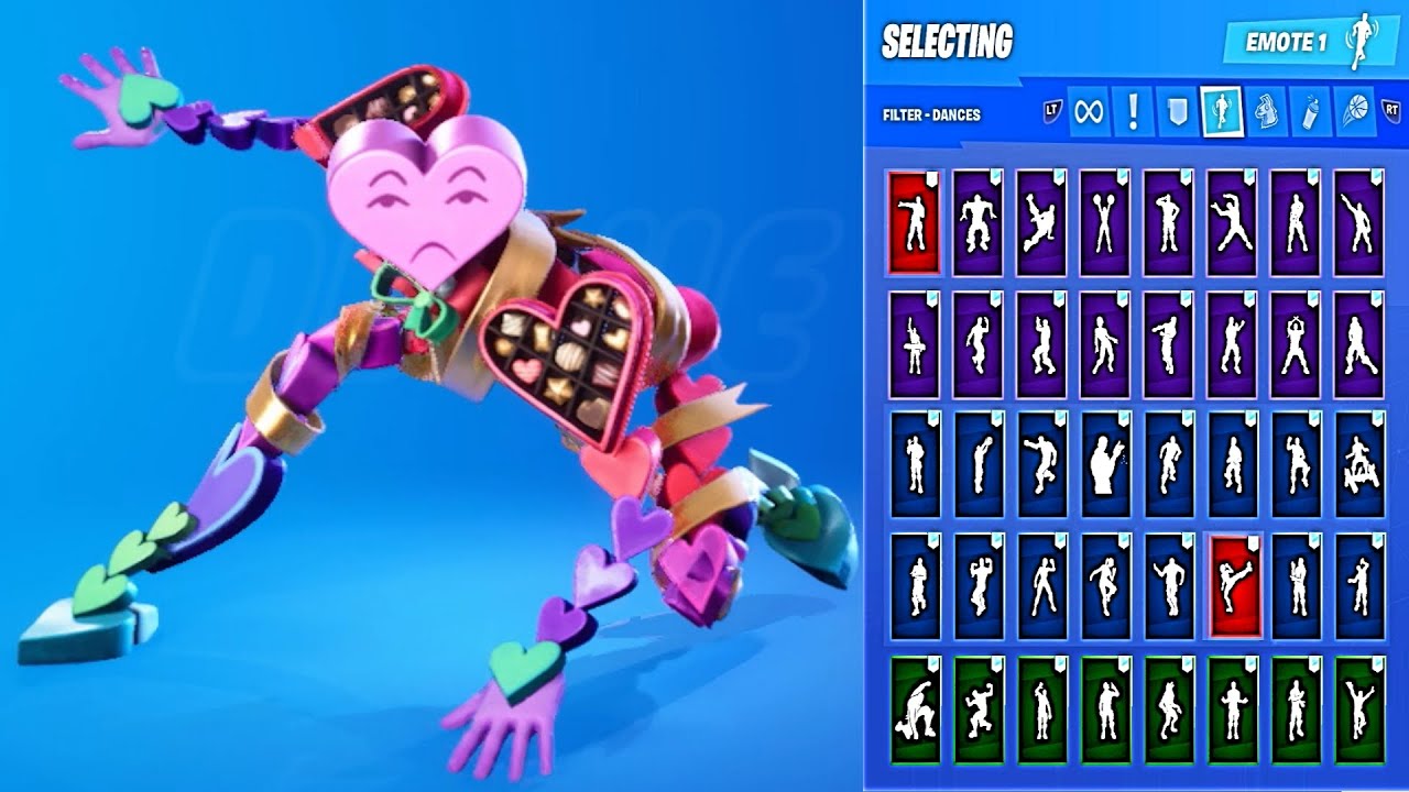 🔥 CANDYMAN SKIN SHOWCASE WITH ALL FORTNITE DANCES & EMOTES 😱 - YouTube