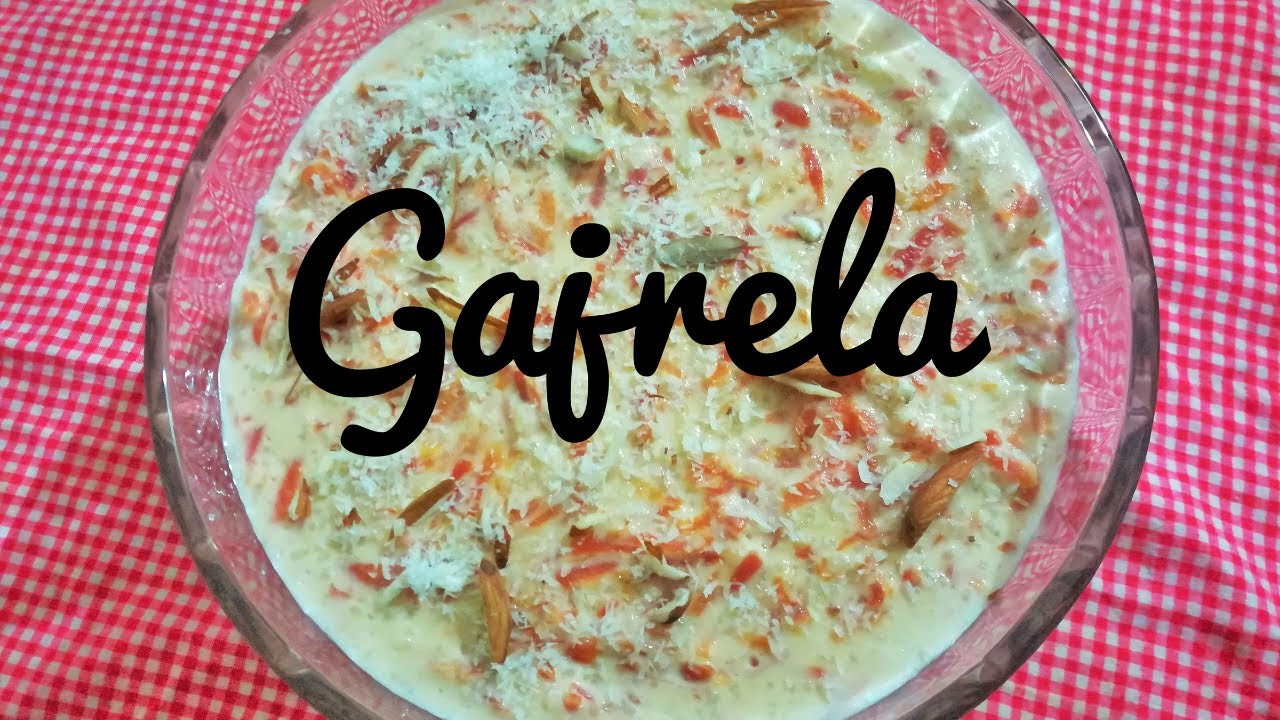gajrela recipe / how to make carrot pudding - YouTube