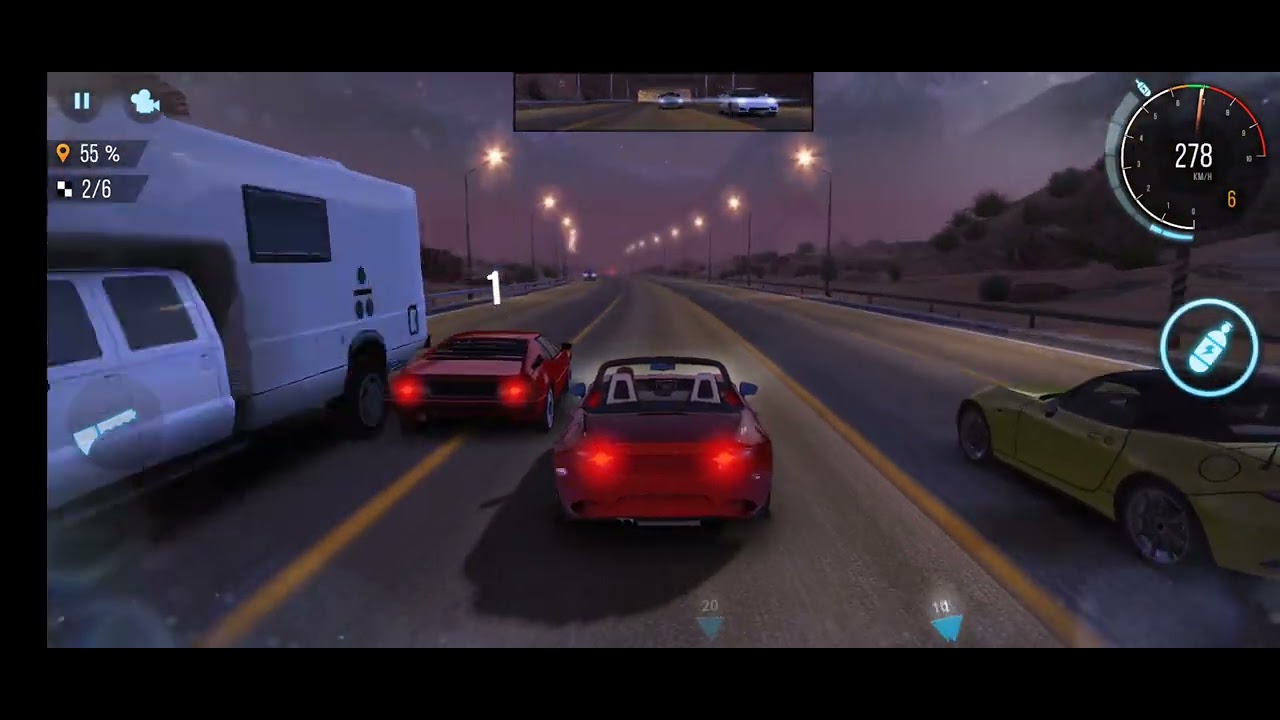 Highway Racing carX Heavy traffic mode - YouTube