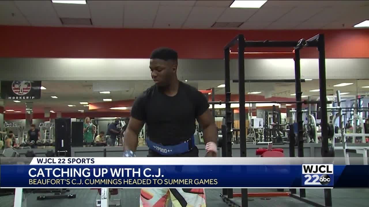 C.J. Cummings training in Beaufort - YouTube