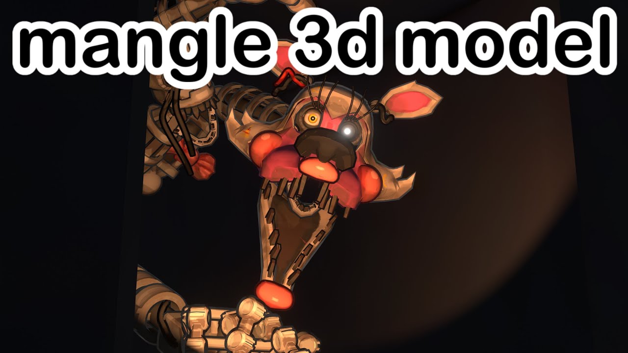 mangle 3d model - YouTube