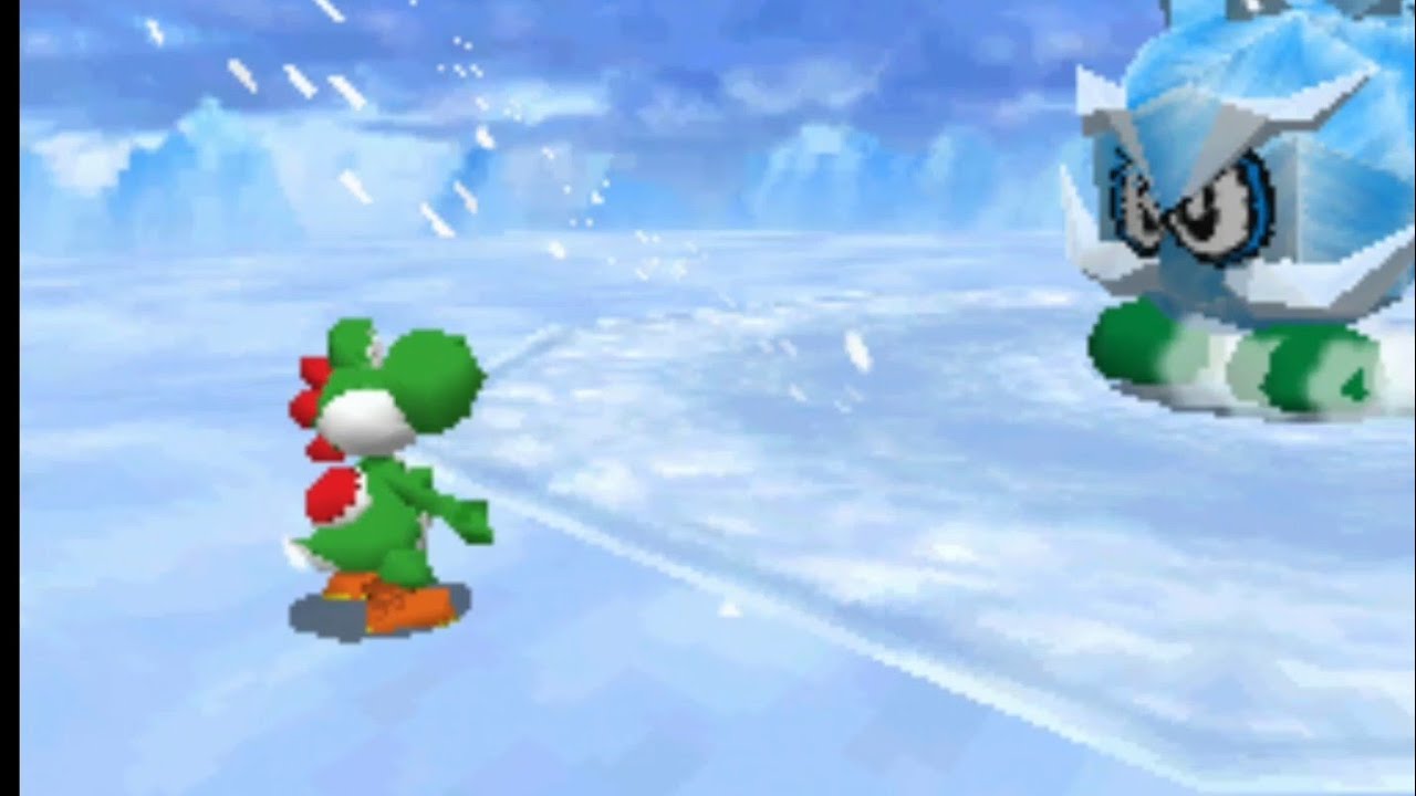 Mario 64 Ds Chief Chilly Fight With Yoshi! - YouTube