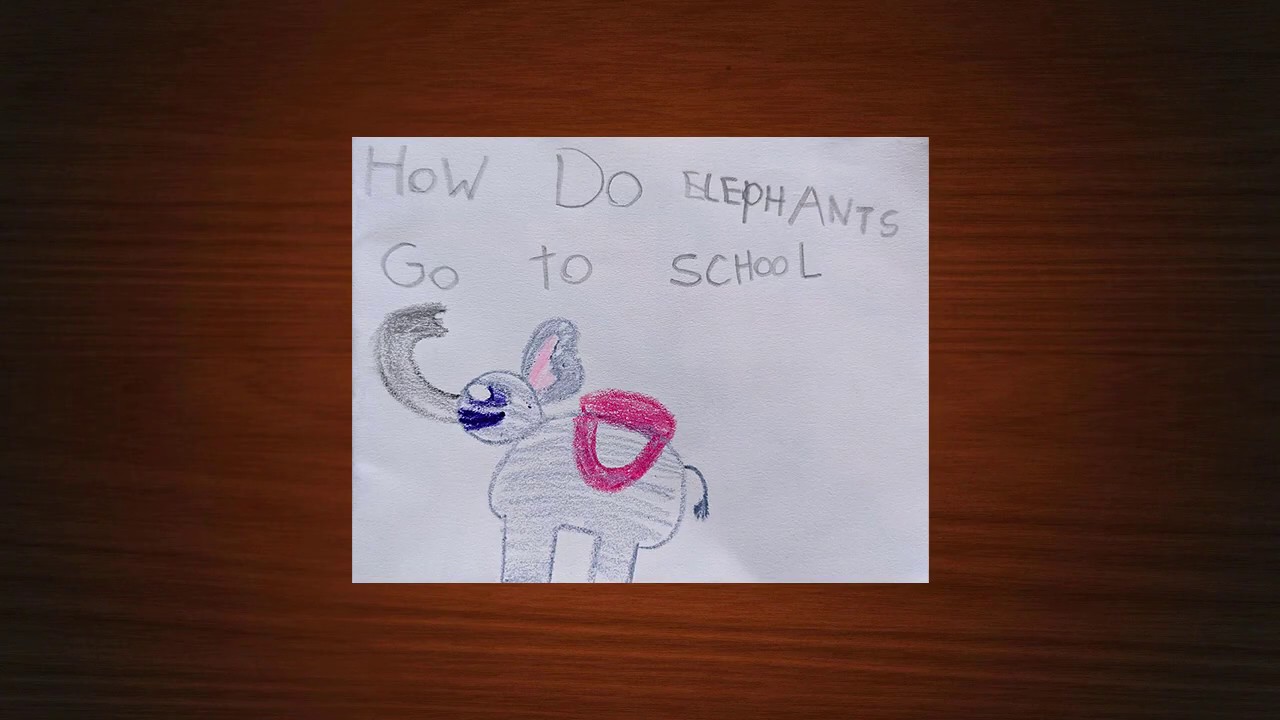 How Do Elephants Go To School - YouTube