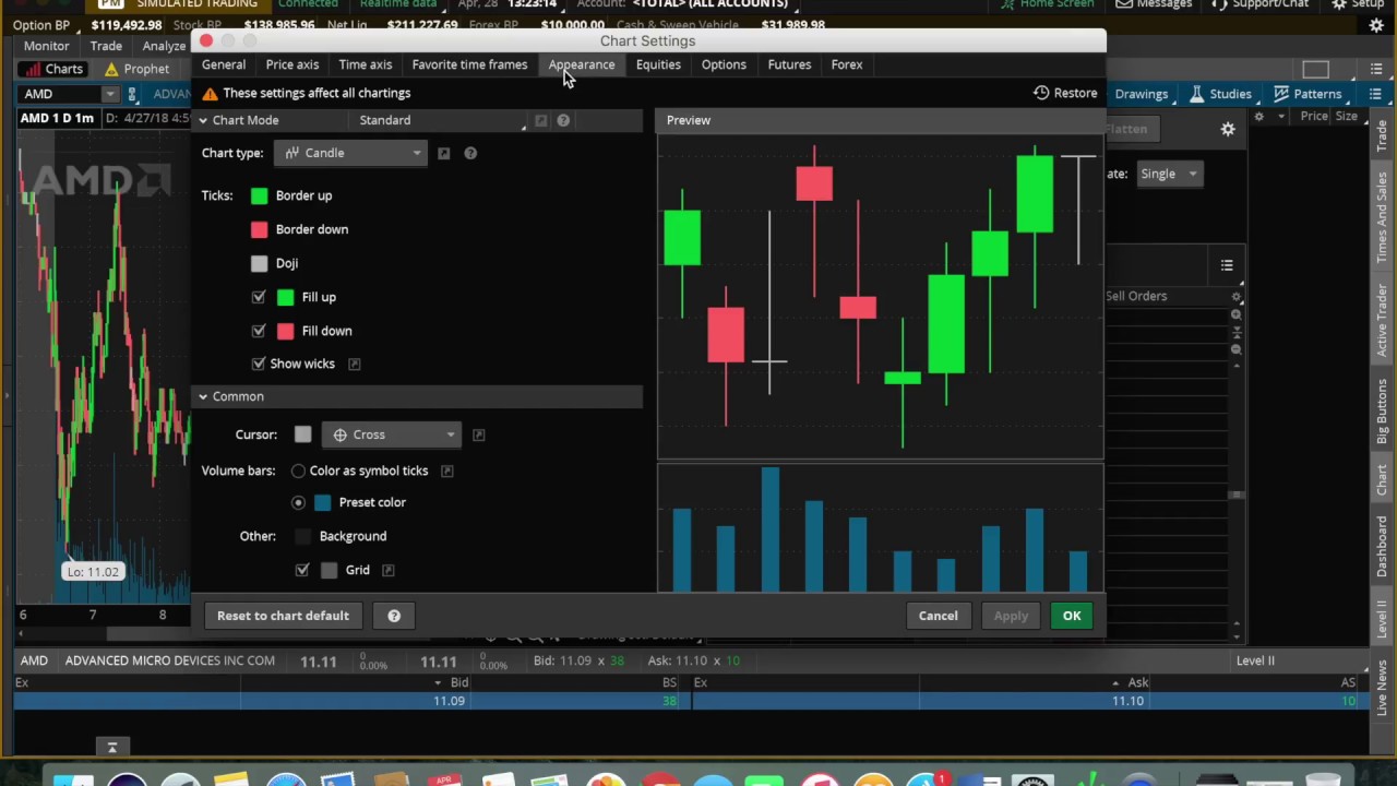 Day trading Set Up on TOS (Active trader, Level ll, Hotkeys) - YouTube