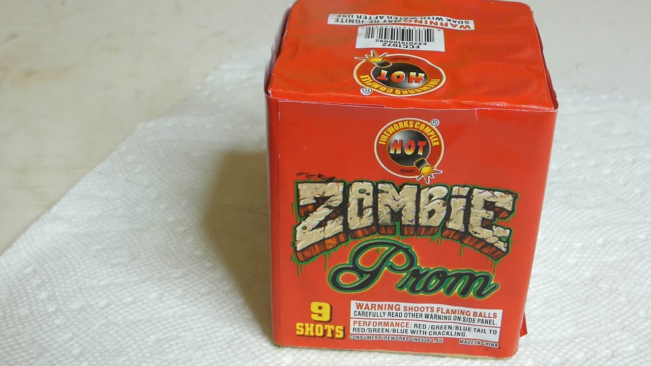 Zombie Prom 9 Shots By Hot Fireworks From GoldField #fireworks - YouTube
