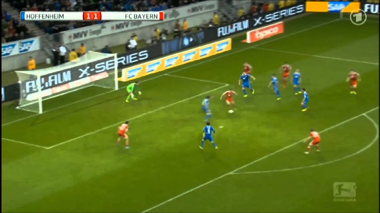 Thomas Müller Dusel Tor | TSG 1899 Hoffenheim - FC Bayern München - YouTube