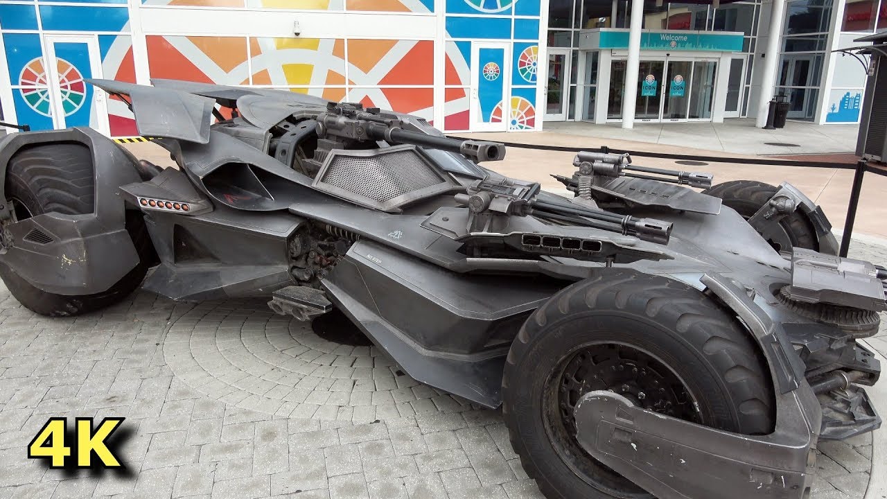 Batmobile from Justice League - Outside ICON Orlando 360 for Madame ...