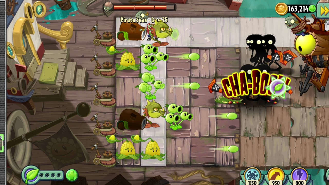 PvZ2: Pirate Seas Level 25 Boss - YouTube