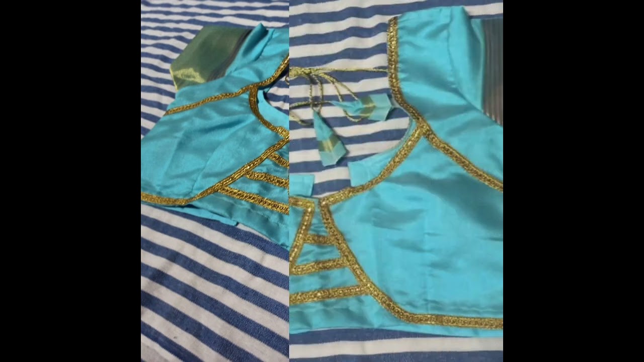 Blouse back neck patch work design💞...|Sree Designers| - YouTube