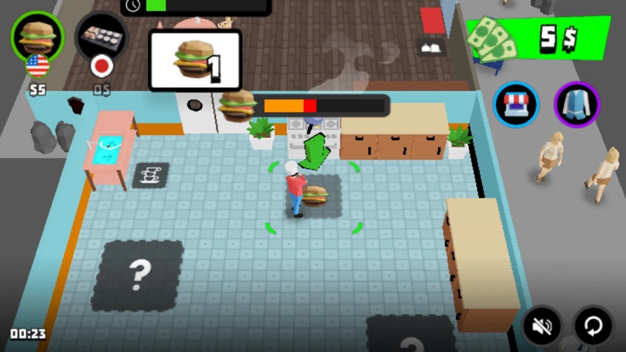 Burger Bounty : Cooking Game Gameplay Android Mobile - YouTube