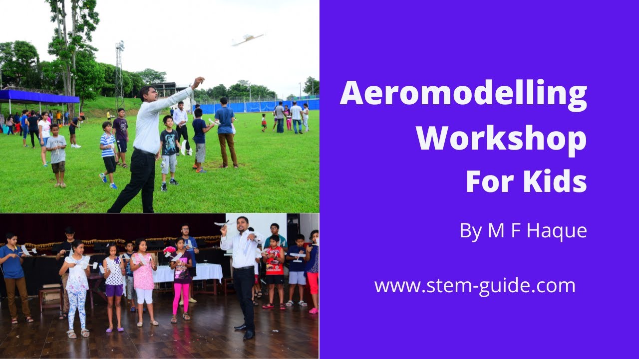 Aeromodelling Workshop How to make rubber-powered glider - YouTube