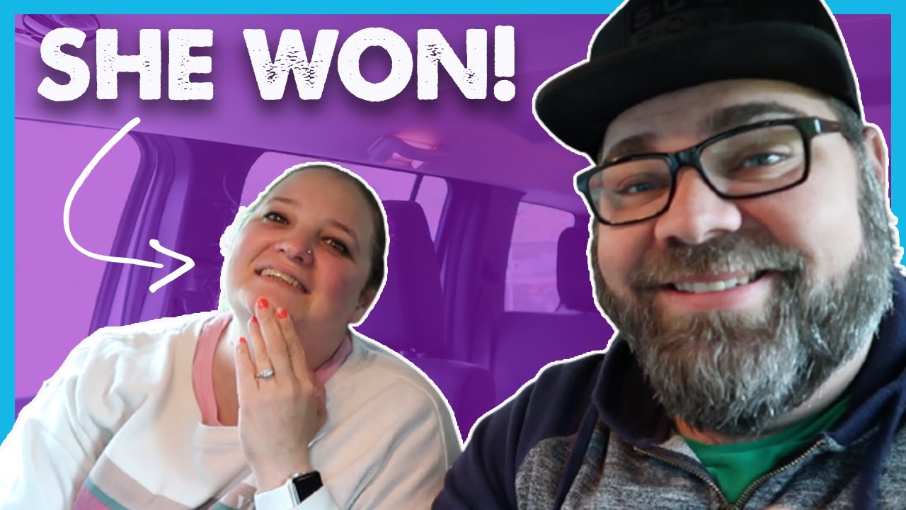 She Won! They Drew Her Name As A Winner! - YouTube