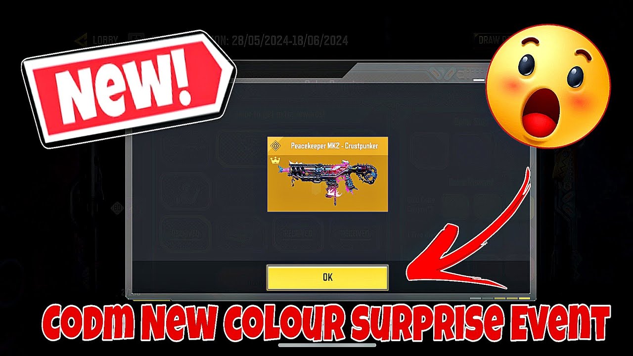 codm colour surprise event 2024 | how to get legendary peacekeeper mk2 ...