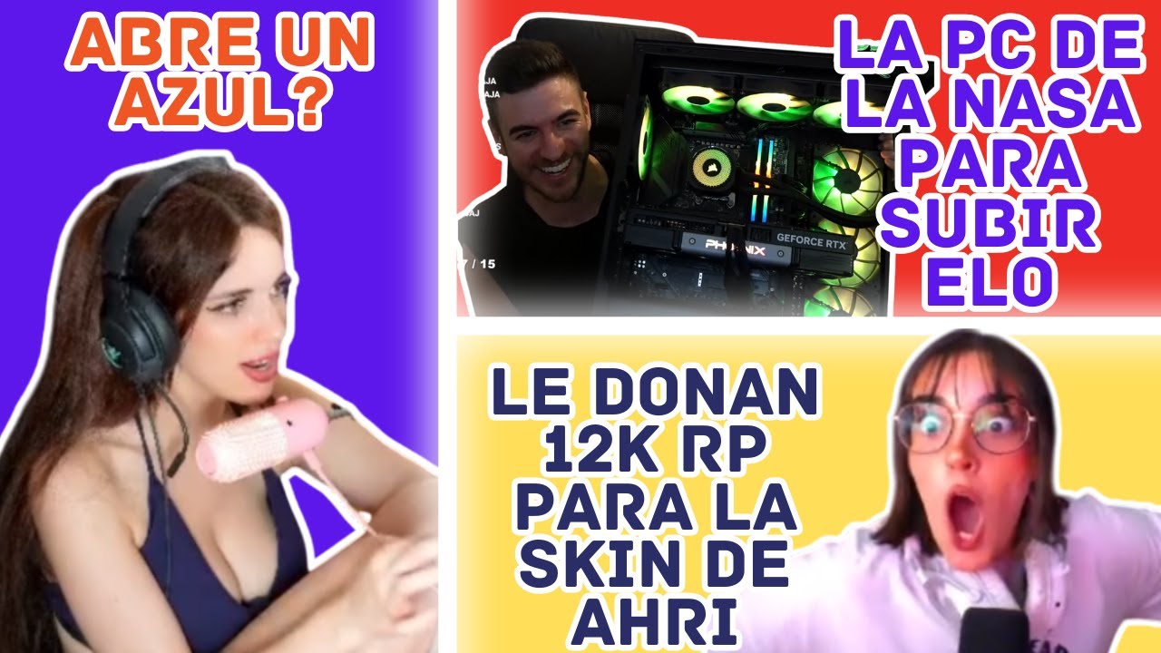 LE DONAN 12K RP😮 | ALVARO MUESTRA SU NUEVA PC😳 | Mejores Momentos LOL ...