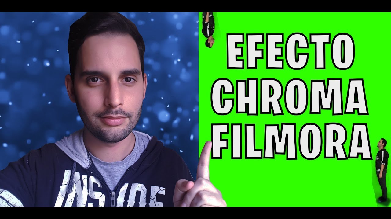 como HACER el efecto CROMA en FILMORA - YouTube