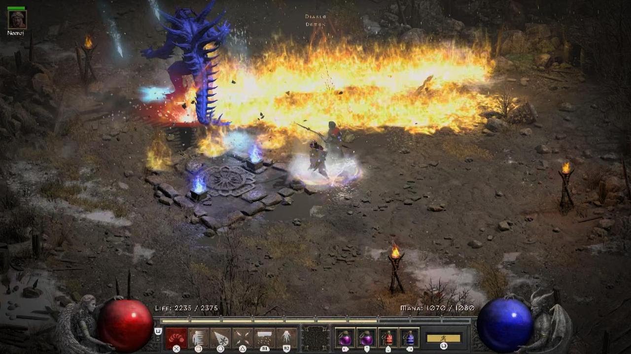 D2R Dclone with Blizzard Sorcerer - YouTube