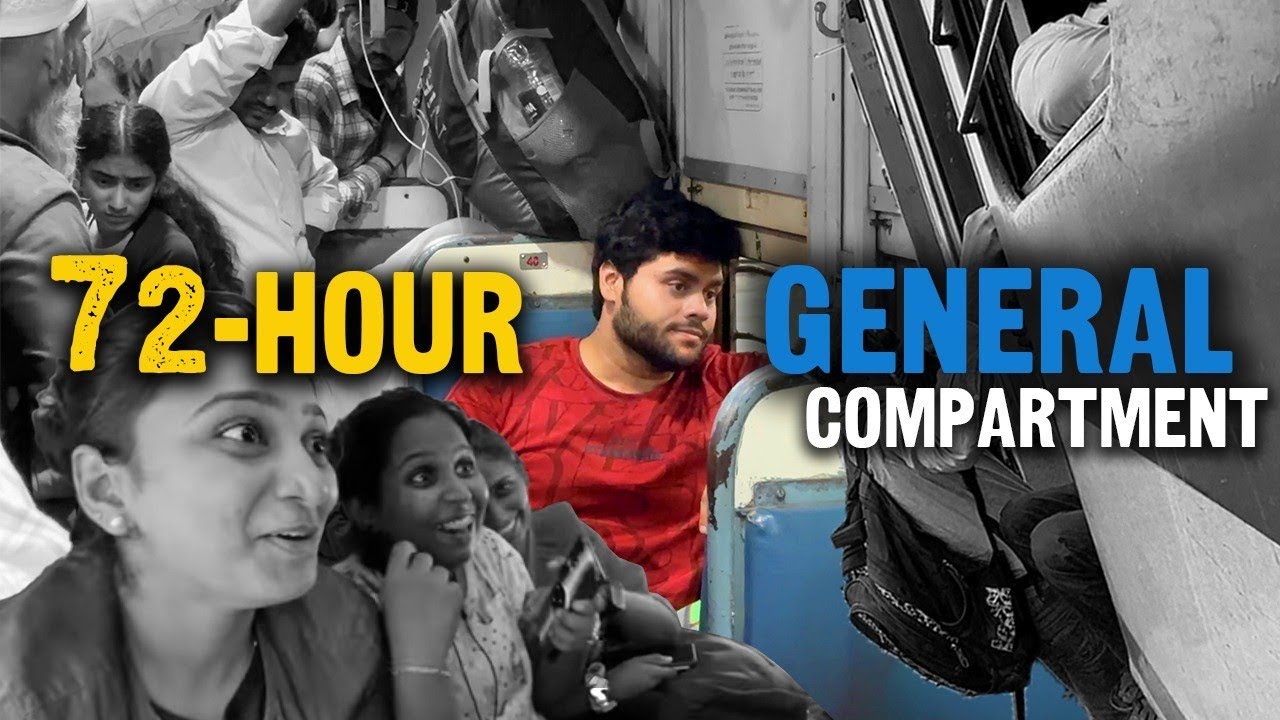 Kashmir to Kanyakumari in General Compartment: 72-Hour Survival Challenge! - YouTube