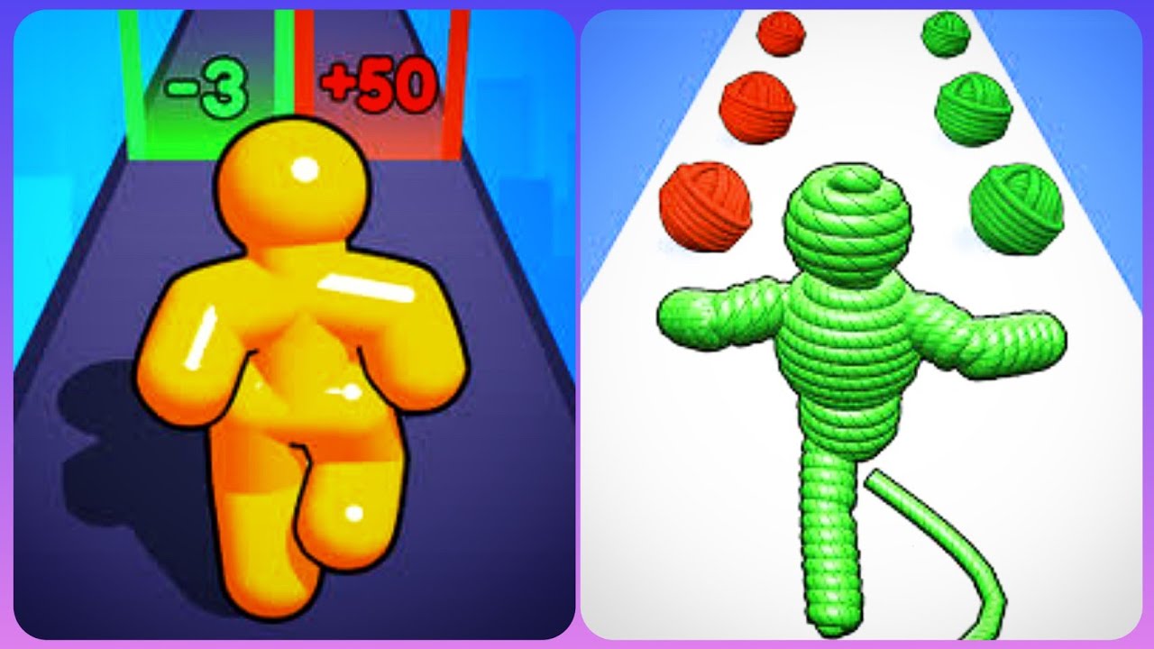 Rope Man Run 🆚 Tall Man Run 3D🖤🔴🔵🖤New Levels Big New Update Max Walkthrough Android iOS Gameplay ...