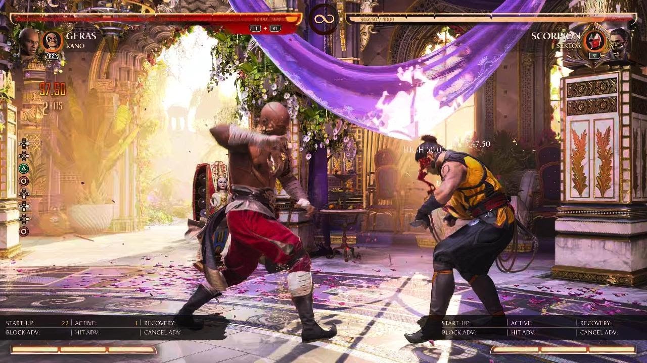 Mortal Kombat 1 Geras Kano combo with oki set up - YouTube