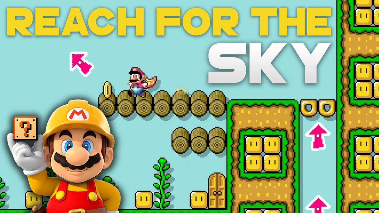 Super Mario Maker - Reach For The Sky - Level Showcase - YouTube