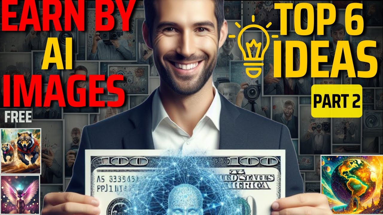 (PART 2) 6 Easy and Effective Methods to Make Money with AI Generated Images #coder#midjourney ...