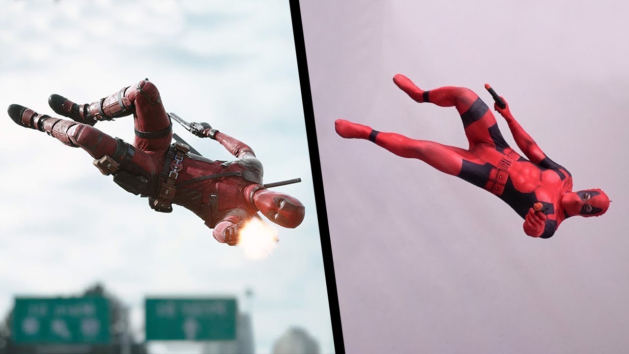Stunts From Deadpool In Real Life (Parkour, Marvel) - YouTube