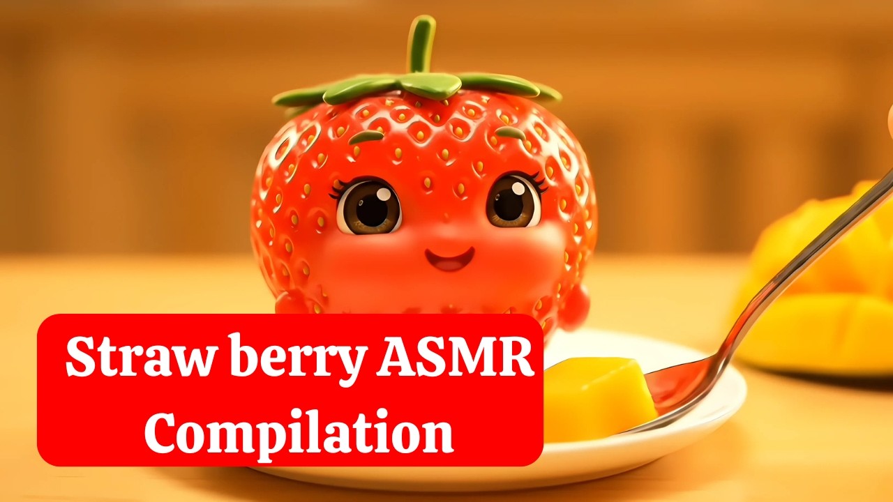 Baby Strawberry ASMR 🍓 Oddly Satisfying Cute Compilation 07 - YouTube