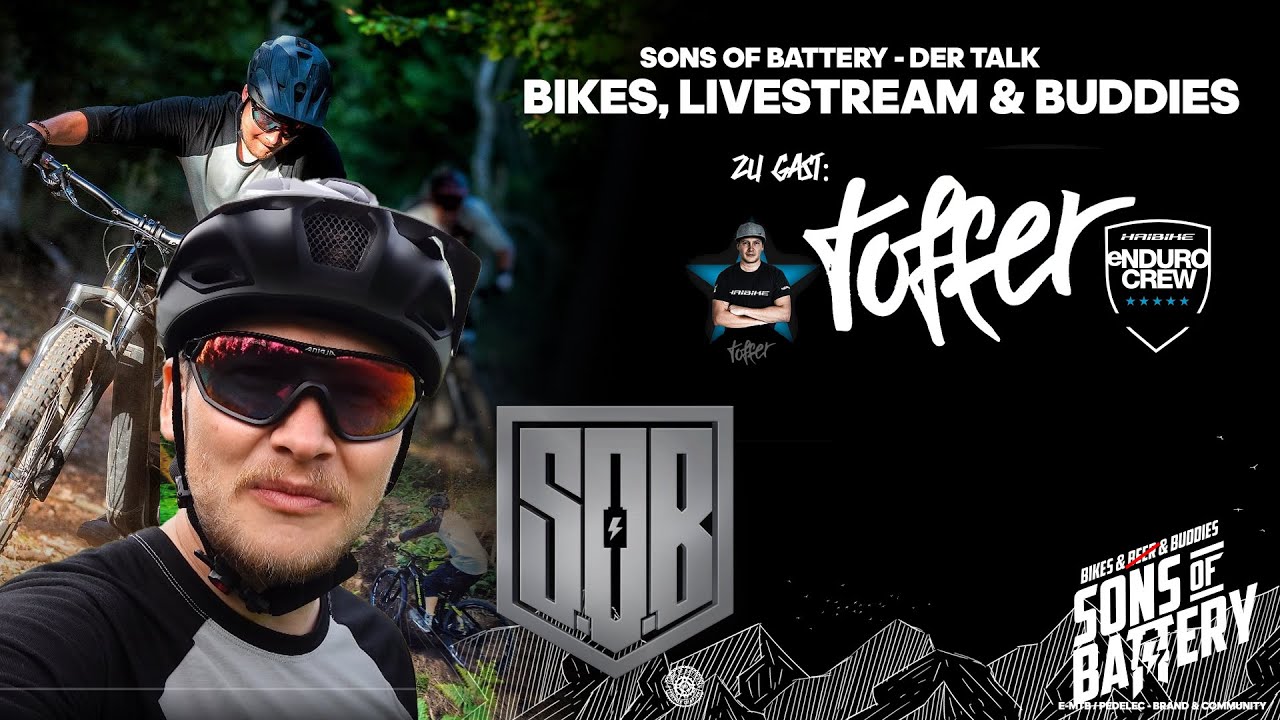 🔴LIVE: Sons of Battery - Der E-MTB / Pedelec Talk - Zu Gast: Toffer - YouTube