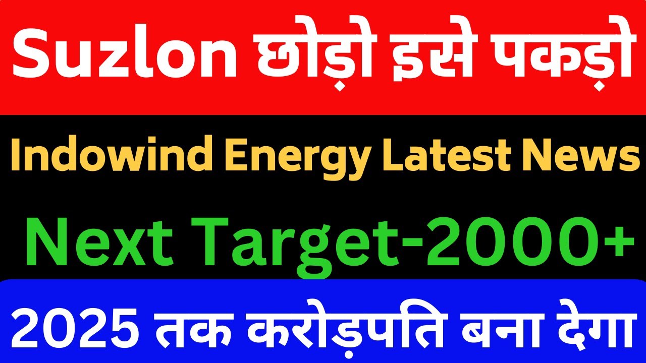 🔥Indowind Energy Share Latest News Today 🔥Indowind Energy Ltd Target 🔥 ...