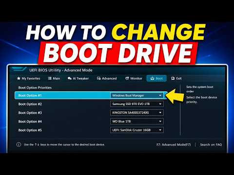 How To Change Boot Drive in Windows PC (Quick Guide)
