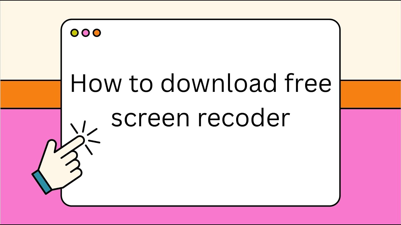 How to download screen recoder free - YouTube