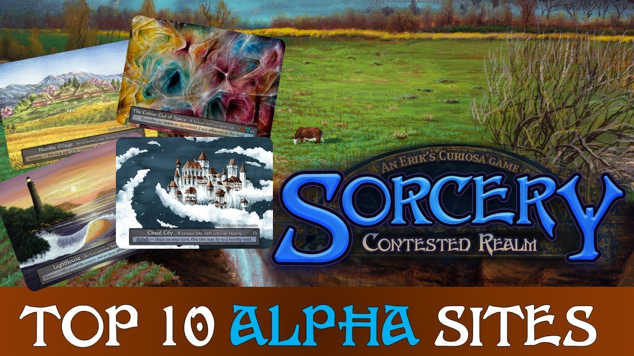 Sorcery TCG - Top 10 Alpha Sites to Collect! #sorcerytcg - YouTube