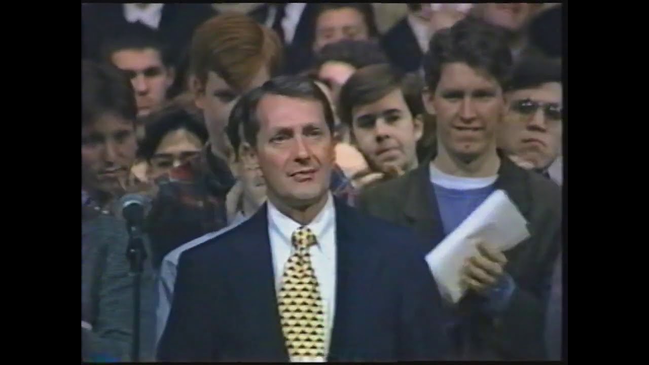 John Lovstad at the Pembroke Hill Holiday Concert - December 19, 1996 ...