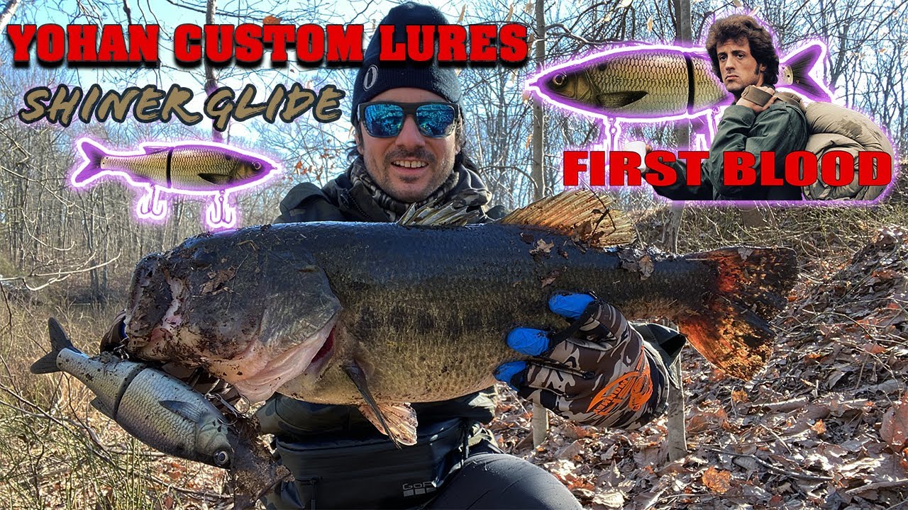 Yohan Custom Lures - Shiner Glide - FIRST BLOOD!!! - 6lb Bass!!! - YouTube
