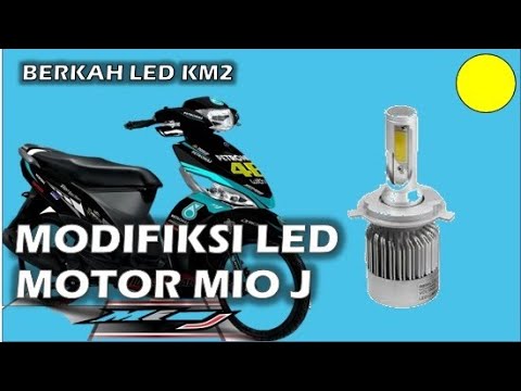 CARA MODIF LAMPU LED MOTOR_berkah led km2 - YouTube